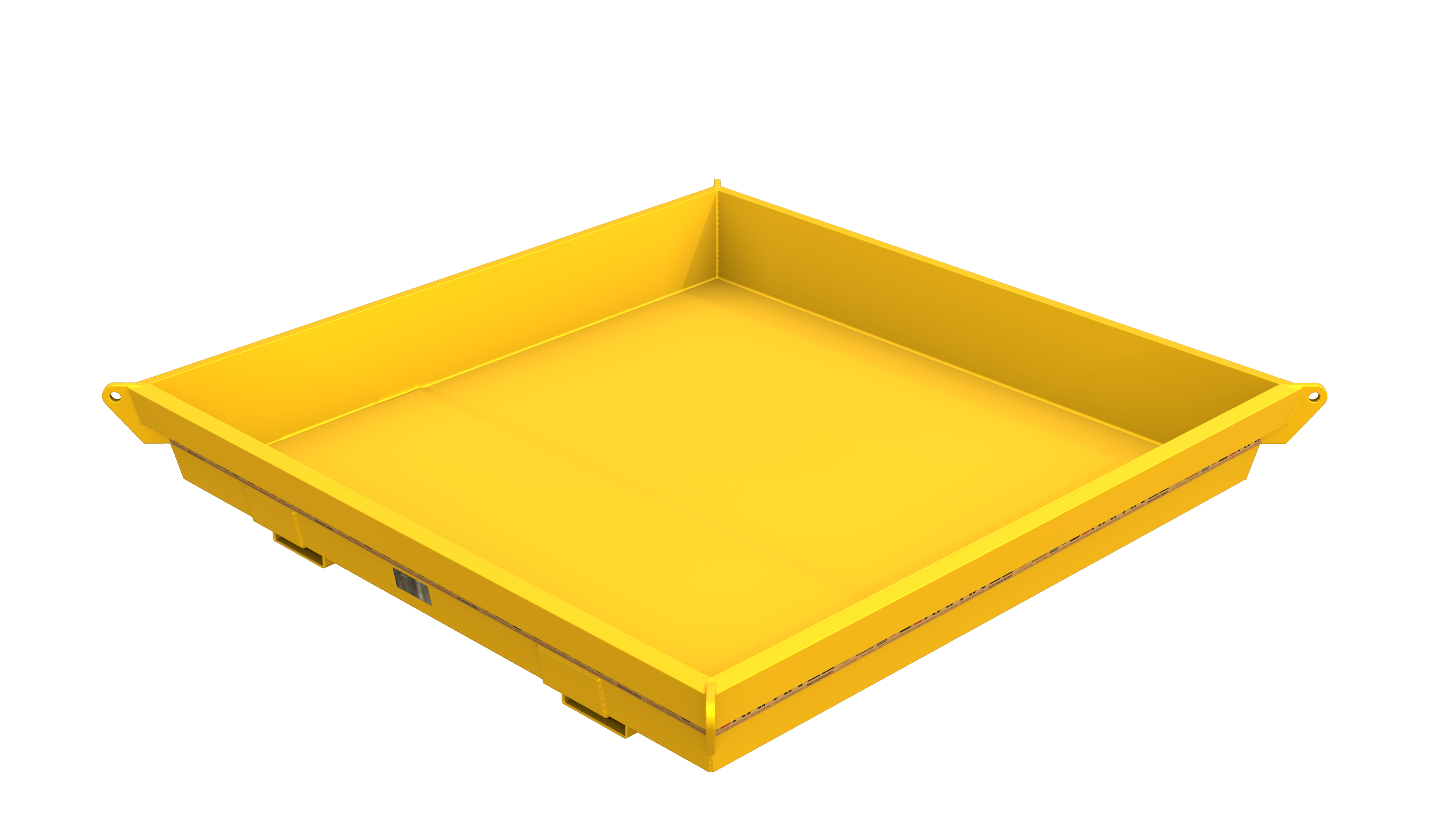 XL Concrete Pump Truck Washout Pan 84"x84"x14" 271 Gal OSHA Compliant ...