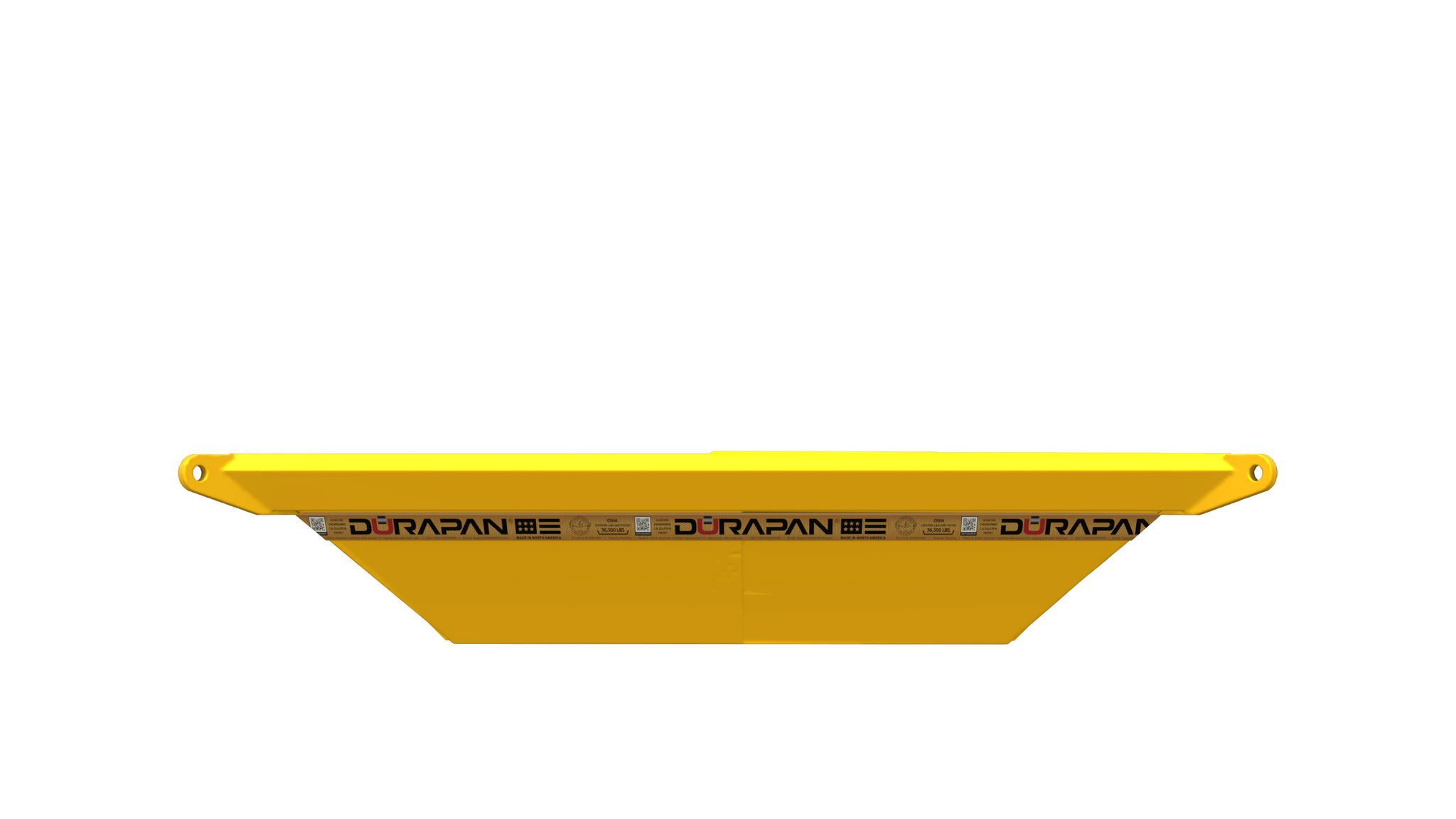 Super Duty Concrete Washout Pan 72x72x14" 154 gal 4 ASTM OSHA pad eyes ...