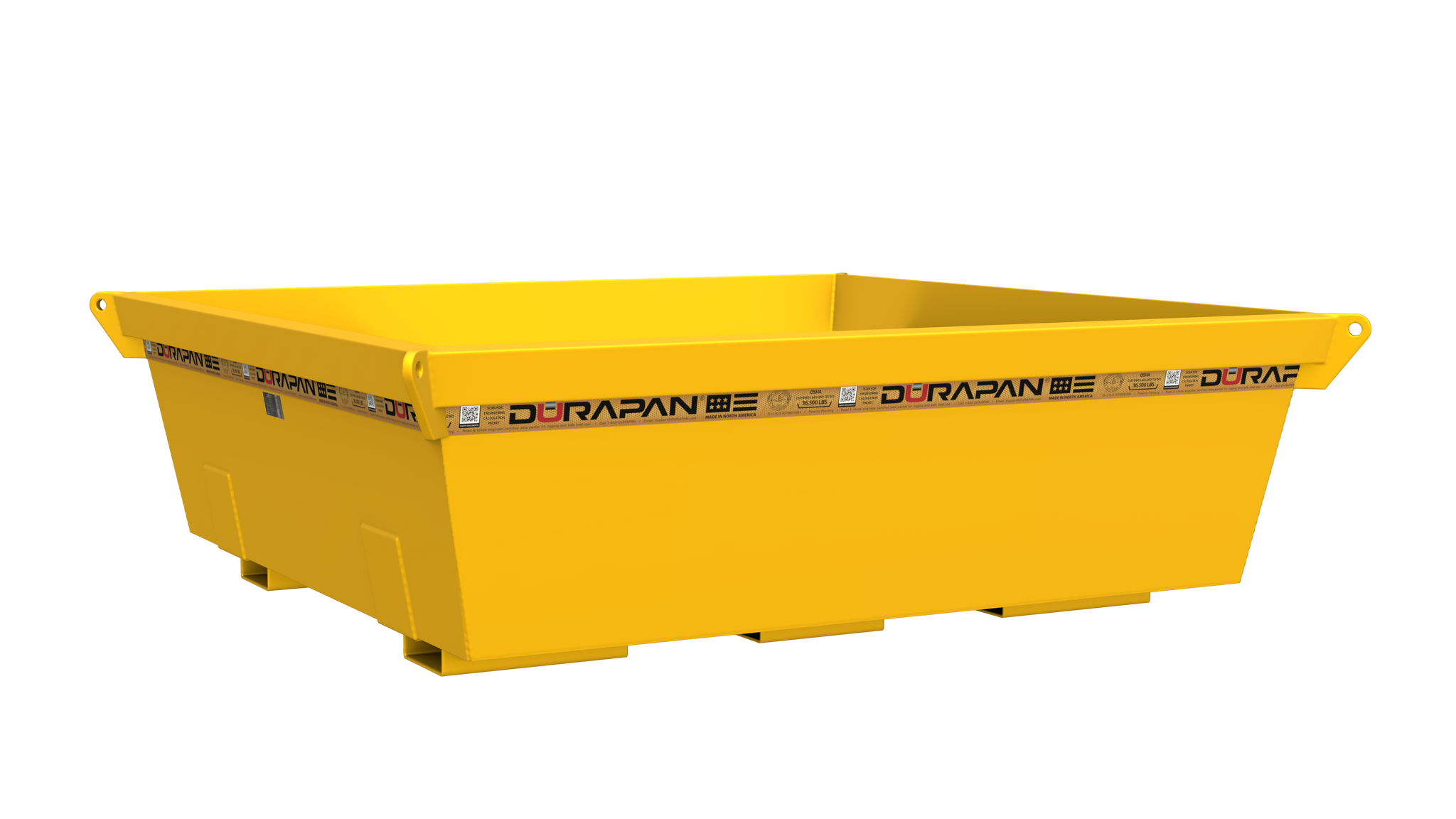 XXL Concrete Washout Pan: 84"x84"x27", 587 Gal - OSHA Lift Compliant ...