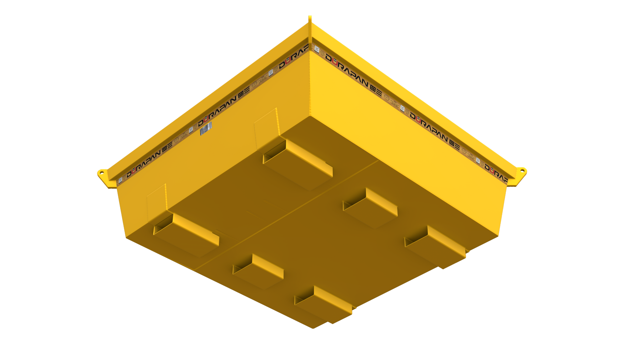 XXL Concrete Washout Pan: 84"x84"x27", 587 Gal - OSHA Lift Compliant ...